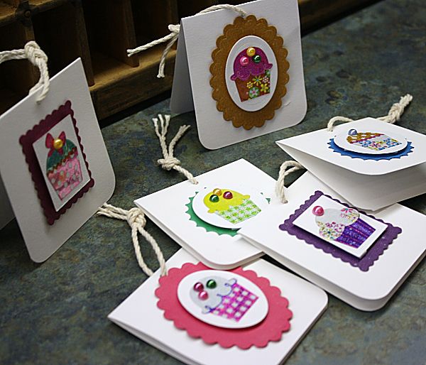 crafty goodies: Try it Tuesday~some card tag ideas.....
