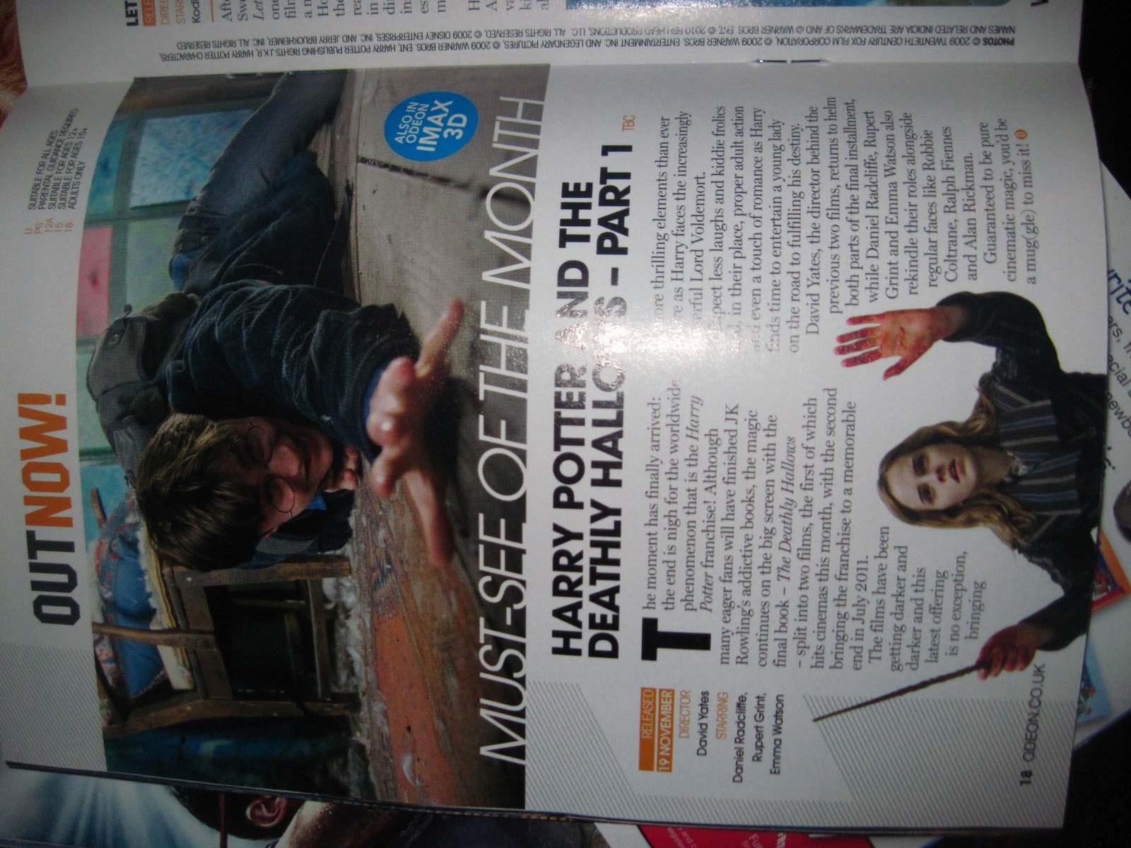 Ella Tibbott: Harry Potter advertising