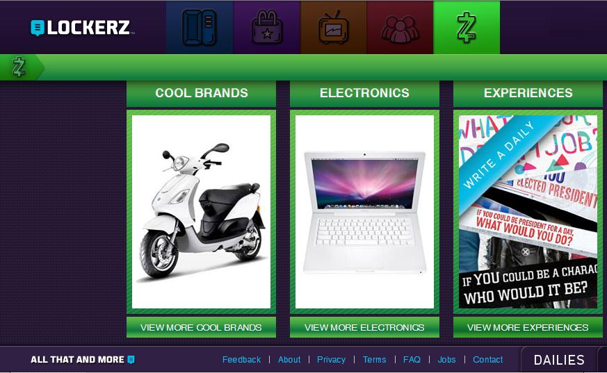 The Big Idiot: LOCKERZ! a way to get free gadgets and items online