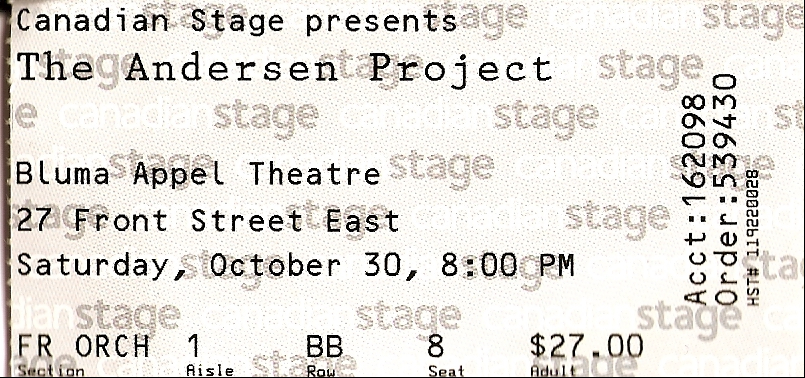 Gustavo Thomas Theatre: "The Andersen Project" directed by Robert ...