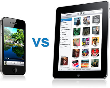 iPad vs iPhone 4G | IT TO US