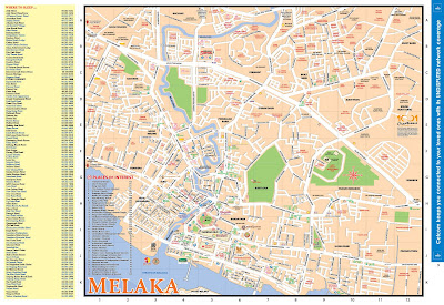 Melaka World Heritage City: 30th Edition Melaka Street Map