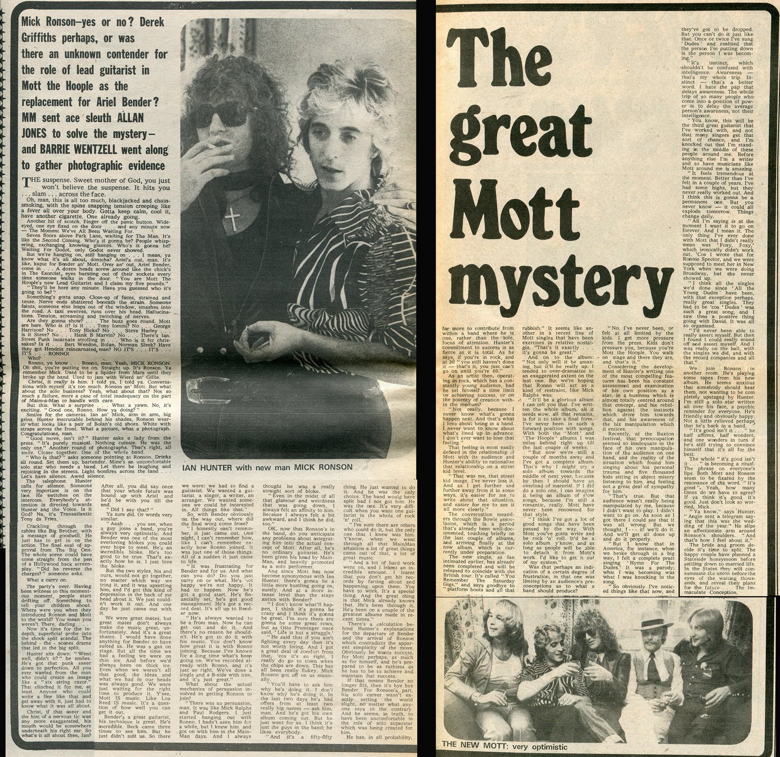 DAVID'S ROCK SCRAPBOOK: MOTT THE HOOPLE