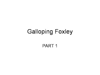 WoNdErLaNdE3: Galloping Foxley slides - William Perkins
