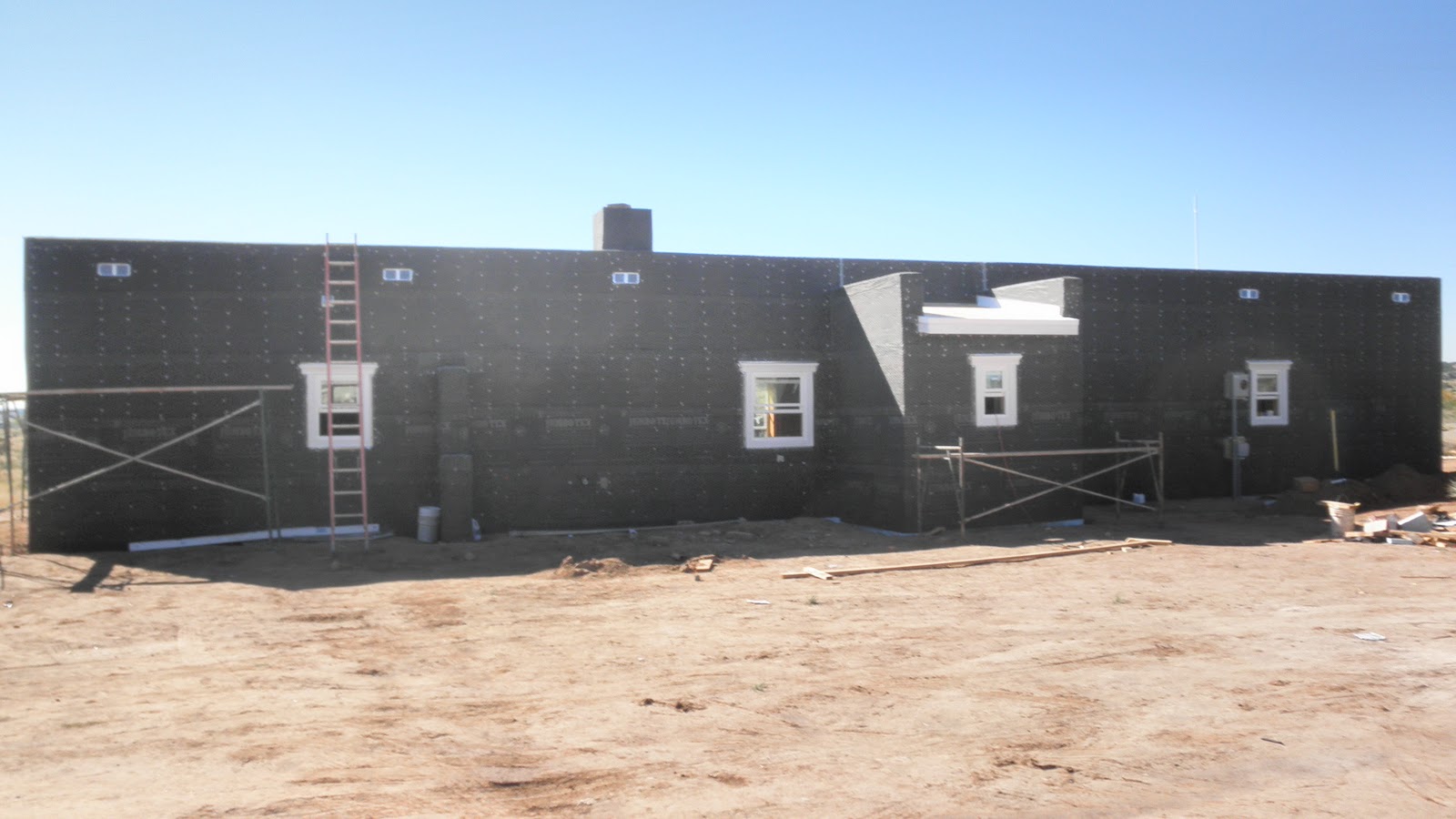 Building our Adobe Home: Stucco Ready!