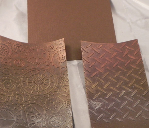 Bombshell Stamps Blog: Faux Metal Tutorial