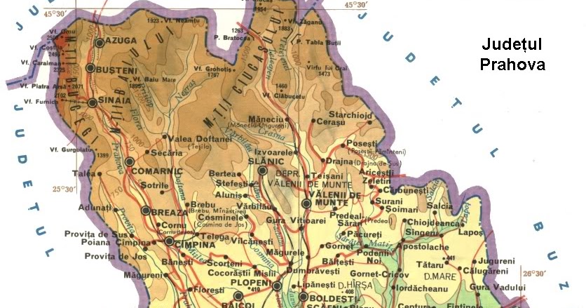 Romania Live: Harta rutiera Ploiesti - Prahova live webcam Azuga ...