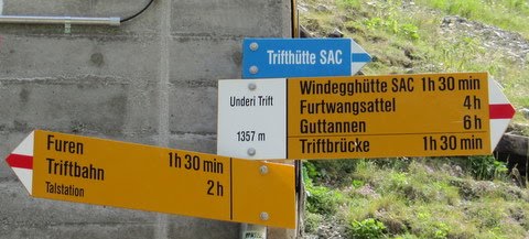 Marianne's Wanderblog: Triftbrücke (10.7.2010)