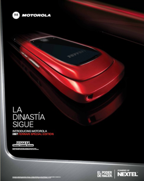 NEXTEL: Motorola i897 Ferrari