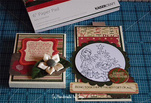 Motivet, Tag with pocket- tutorial - Patterned Paper