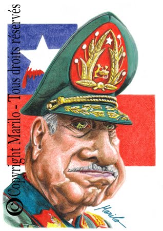 Mariloblogàpart - Mes Caricrocatures: Augusto PINOCHET (CHILI)