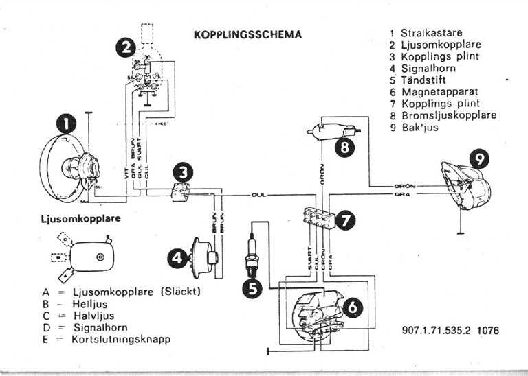 puchmaxituning.blogspot.se: Kopplingsschema Puch Maxi