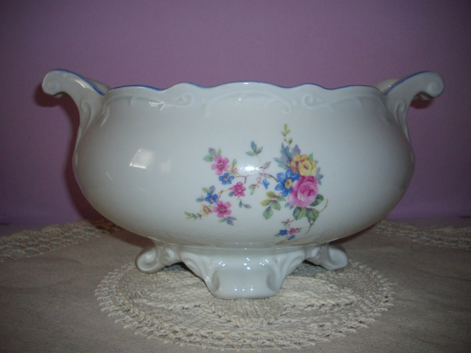 Amelie Deco Vintage: Supiera din portelan - VANDUTA