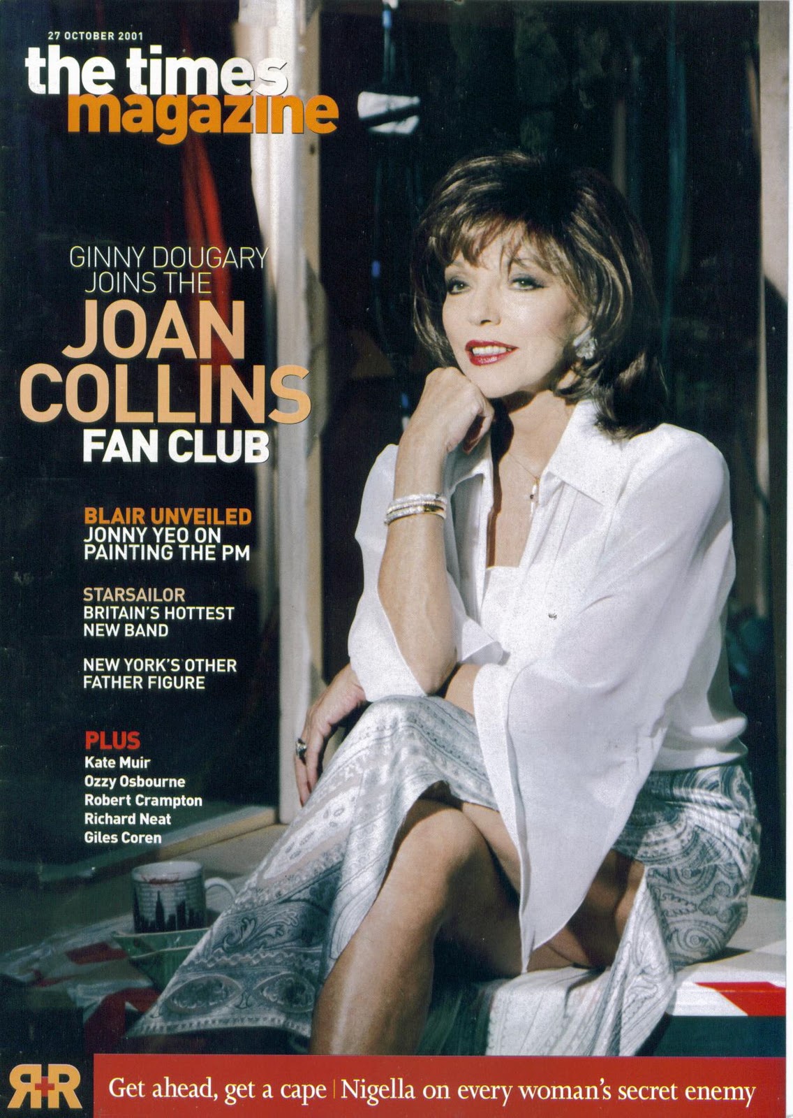 LEGENDARY DAME!: ON THE COVER : THE TIMES MAGAZINE ... OCTOBER 2001