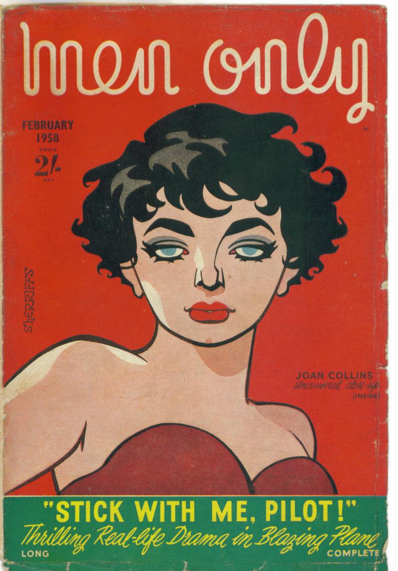 LEGENDARY DAME!: ON THE COVER : MEN ONLY ... FEBRUARY 1958