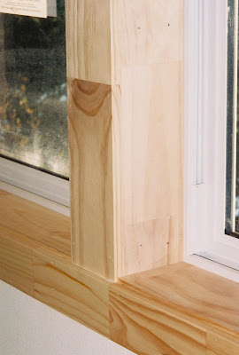 QUALITY CARPENTRY: INTERIOR WINDOW WRAP AND LEDGE