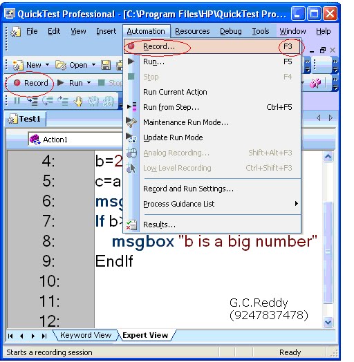 Hps Quick Test Professionalqtp Practise Examples Materials Tutorials Papers Important