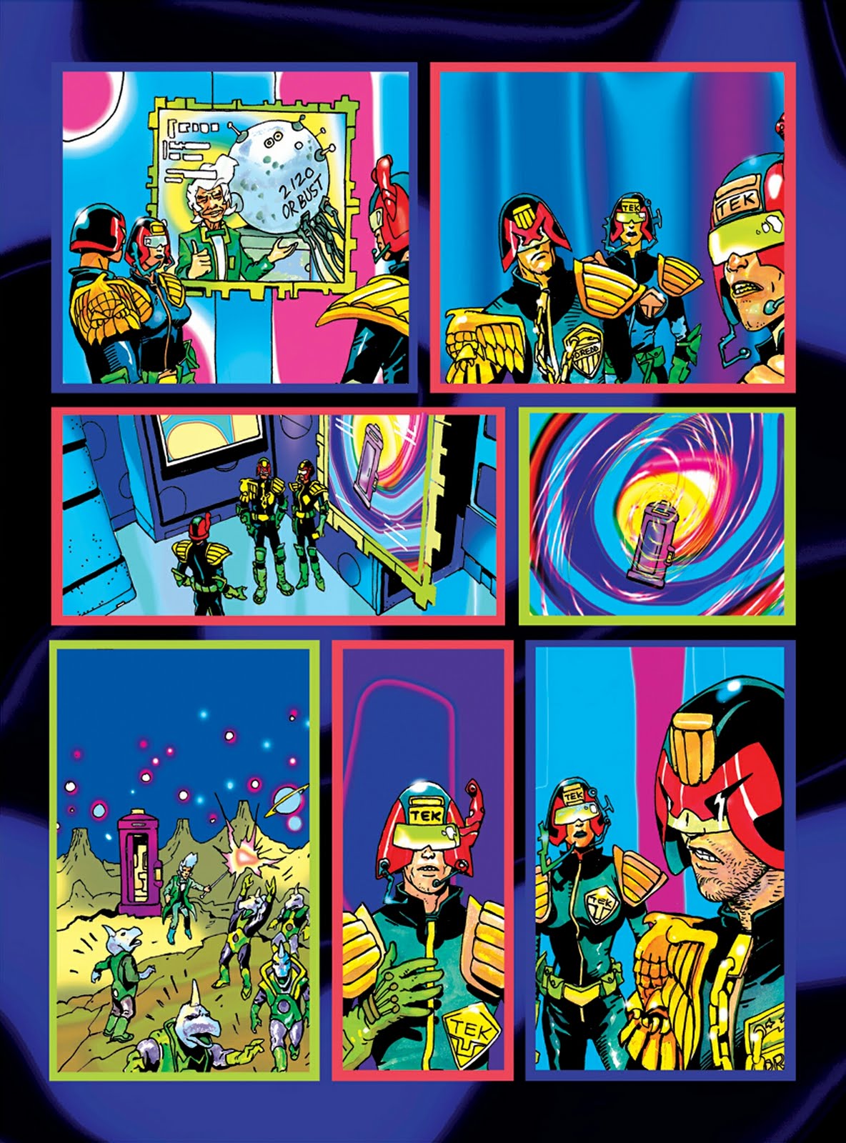 The Strangeness of Brendan McCarthy: Hi-res Judge Dredd: Dr. What?