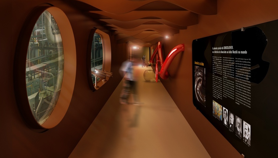 Public Building Interior | Nestle Factory Visitor Center | São Paulo ...