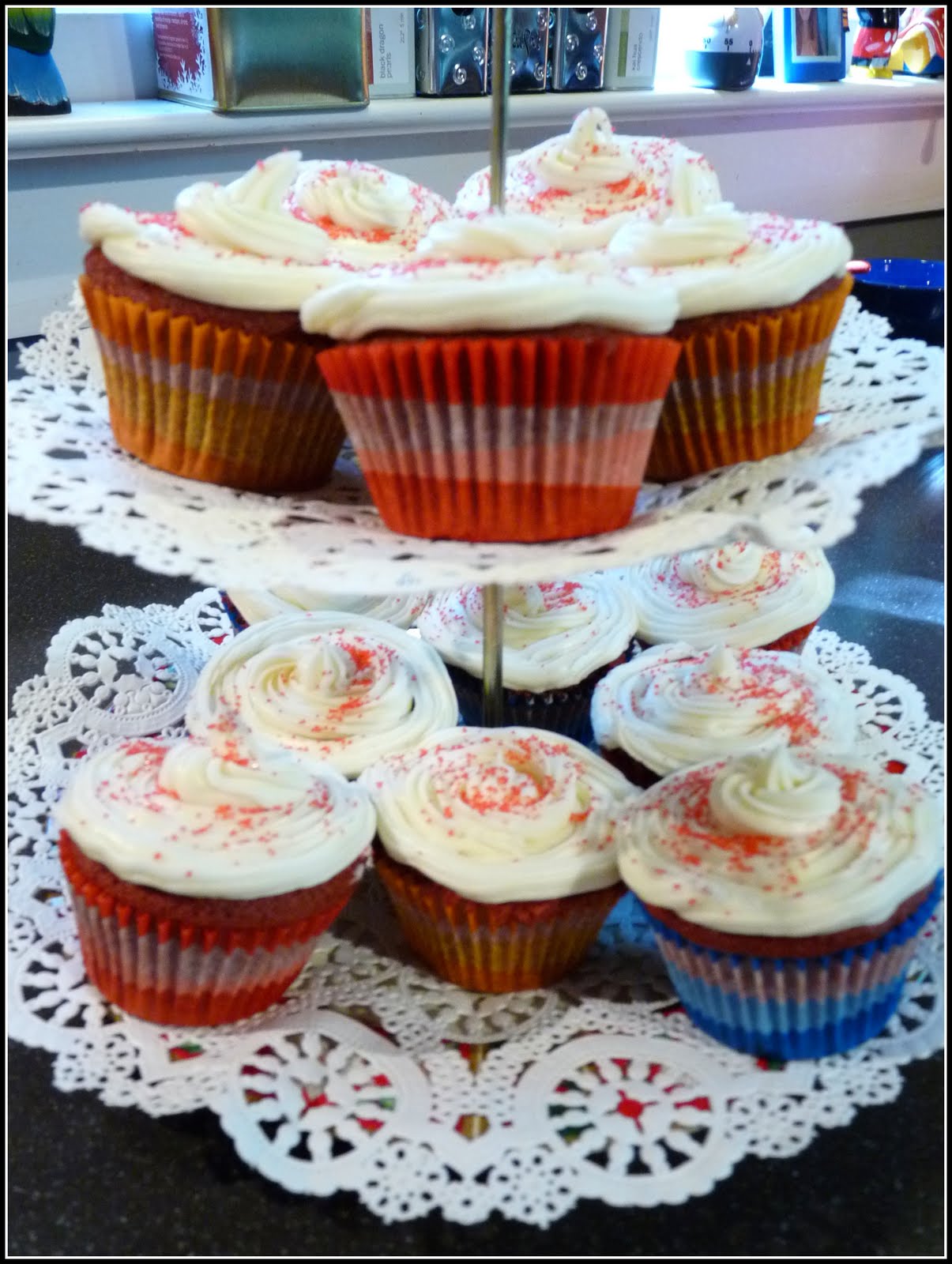 A Lovely Shore Breeze Weekend Cooking Red Velvet Cupcakes