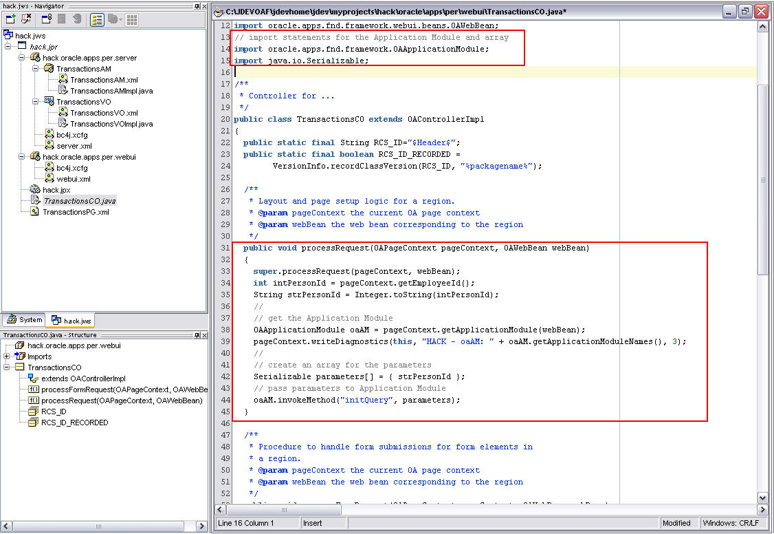 Oracle Applications Create A Custom Oaf Page Inside Oracle Applications