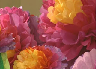 Kids Love Craft: Tissue Paper Flowers