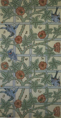 Vintage Ephemera: Original design for Trellis wallpaper by William ...