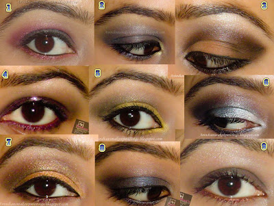 An Indian's Makeup Blog!: 9 Ways To Do The Colorful Smokey Eye Look