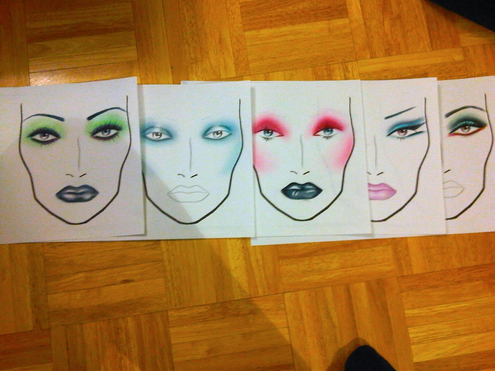 I Paint Faces ....: Face Charts