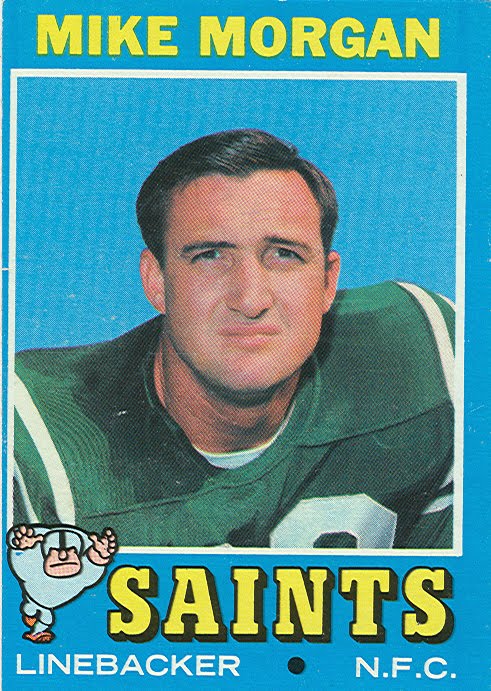 1971 Football Cards: New Orleans Saints