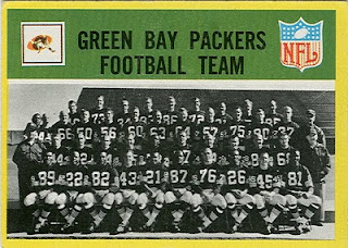 1967 Football Cards: Green Bay Packers