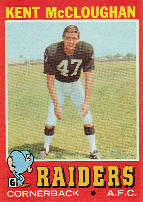 1971 Football Cards: Oakland Raiders