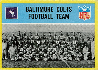 1967 Football Cards: Baltimore Colts