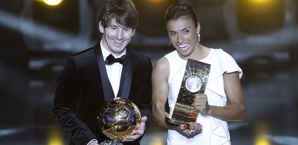 FutebolFFV: Messi e Marta - os melhores de 2010 (FIFA)