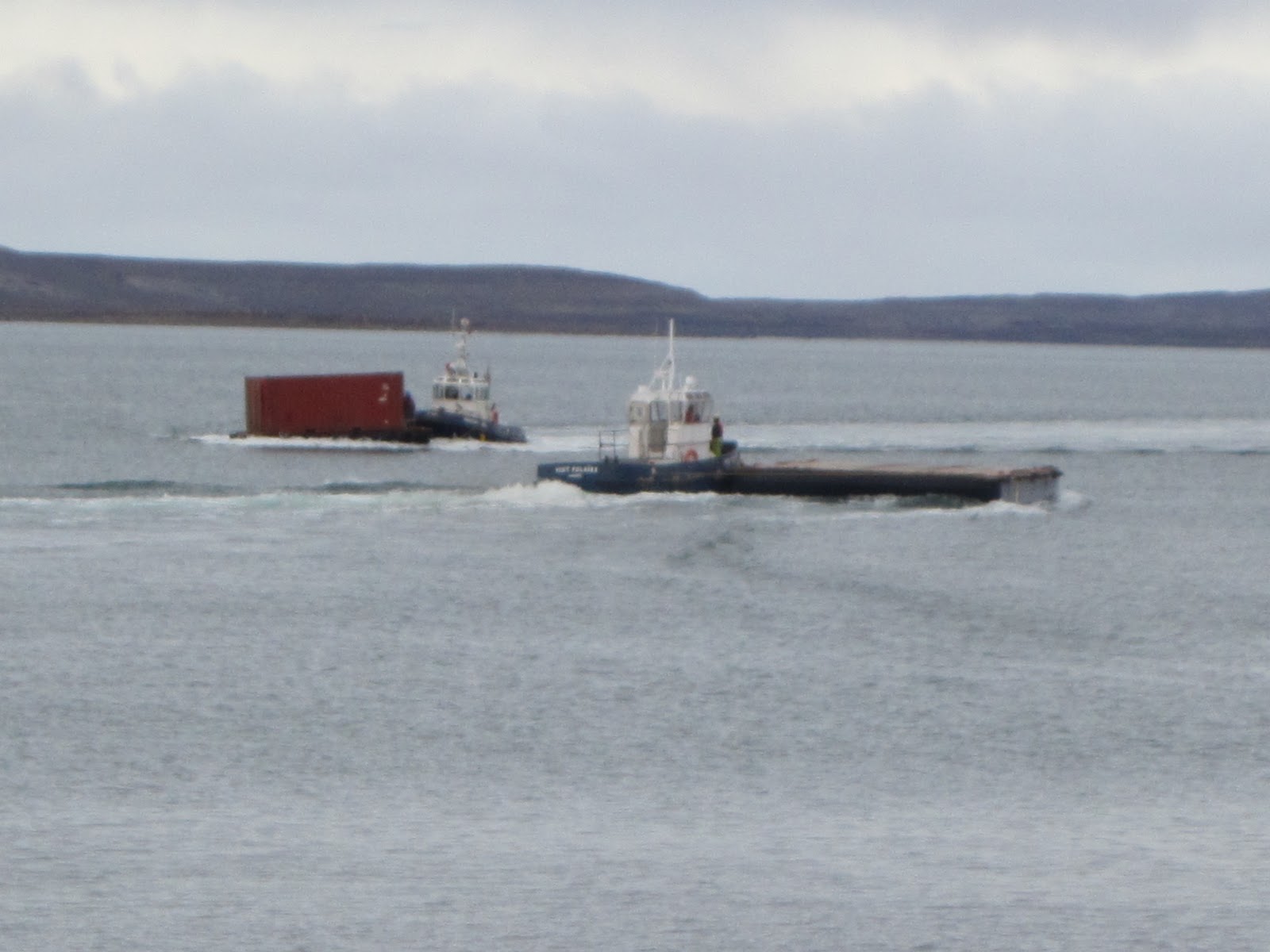 Terri's Nunavut Adventure: Excitement abounds as the sealift arrives!