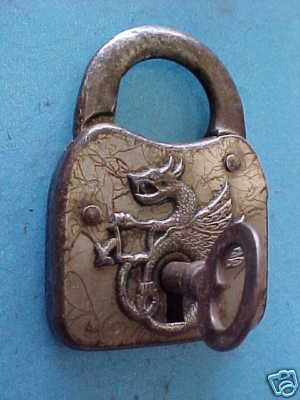 RestraintsBlog: "DRAGON, GRIFFIN" PADLOCK