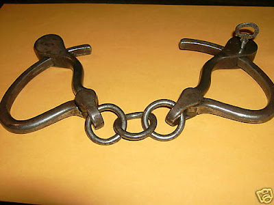 RestraintsBlog: Adam's Handcuffs - OLD VINTAGE HANDCUFFS CIVIL WAR ERA-1862