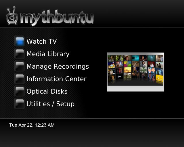 Mythbuntu Screenshots