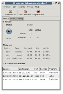 GUI for creating Firewall rules - Firestarter | Linux Blog