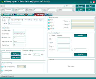 Detection & Exploitation Of SQL Injection Flaws - Safe3 SQL Injector ...