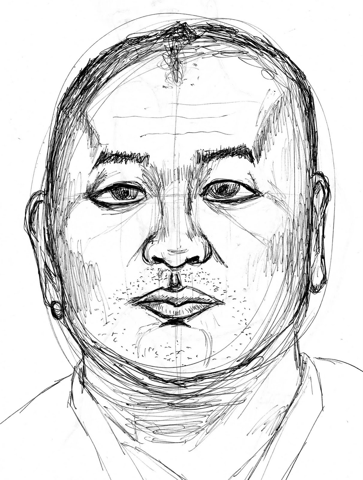 Figure Drawing: Many faces of One [12/25/10]