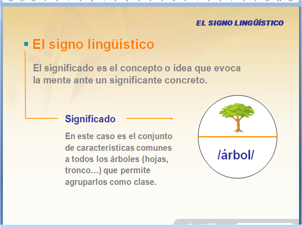 COMUNICACIÓN 2: EL SIGNO LINGUISTICO