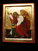 Carmen Linares arte iconografico: ARCANGEL URIEL o "fuego de Dios"