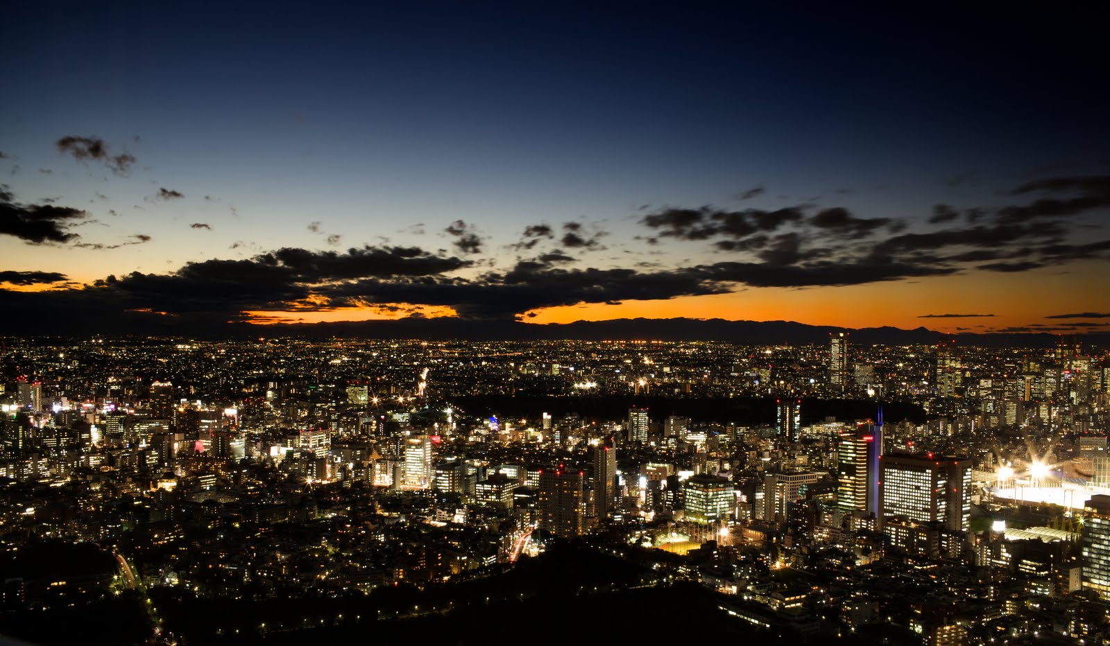 The Global Explorer: Sunset Over Tokyo