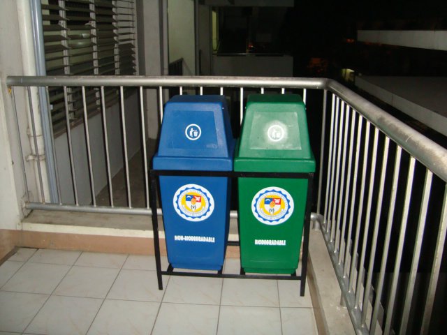 The XU Green Movement: Green for Biodegradable, Blue for non-biodegradable