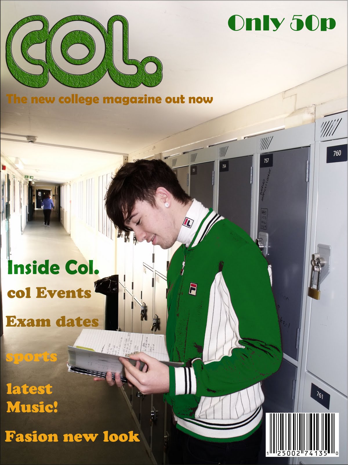 Elliot Ford's AS Media blog: My college magazine cover and content page