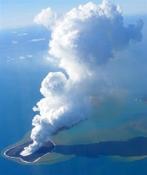 From the ring of fire in South Pacific, sometimes it’s an underwater ...