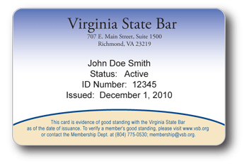 CrimLaw: New, Permanent Virginia Bar Card