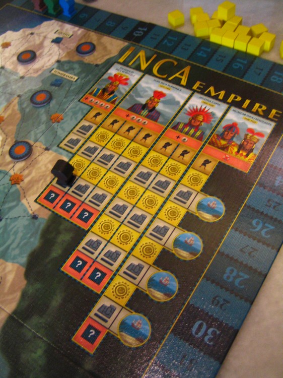 Hiew's Boardgame Blog: Inca Empire