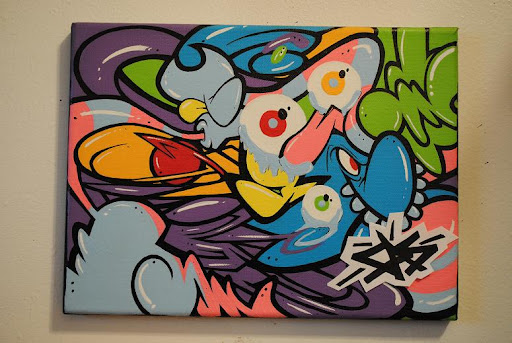 The Land OF ''FAS'': 'FAS' Custom Graffiti munny and dunny